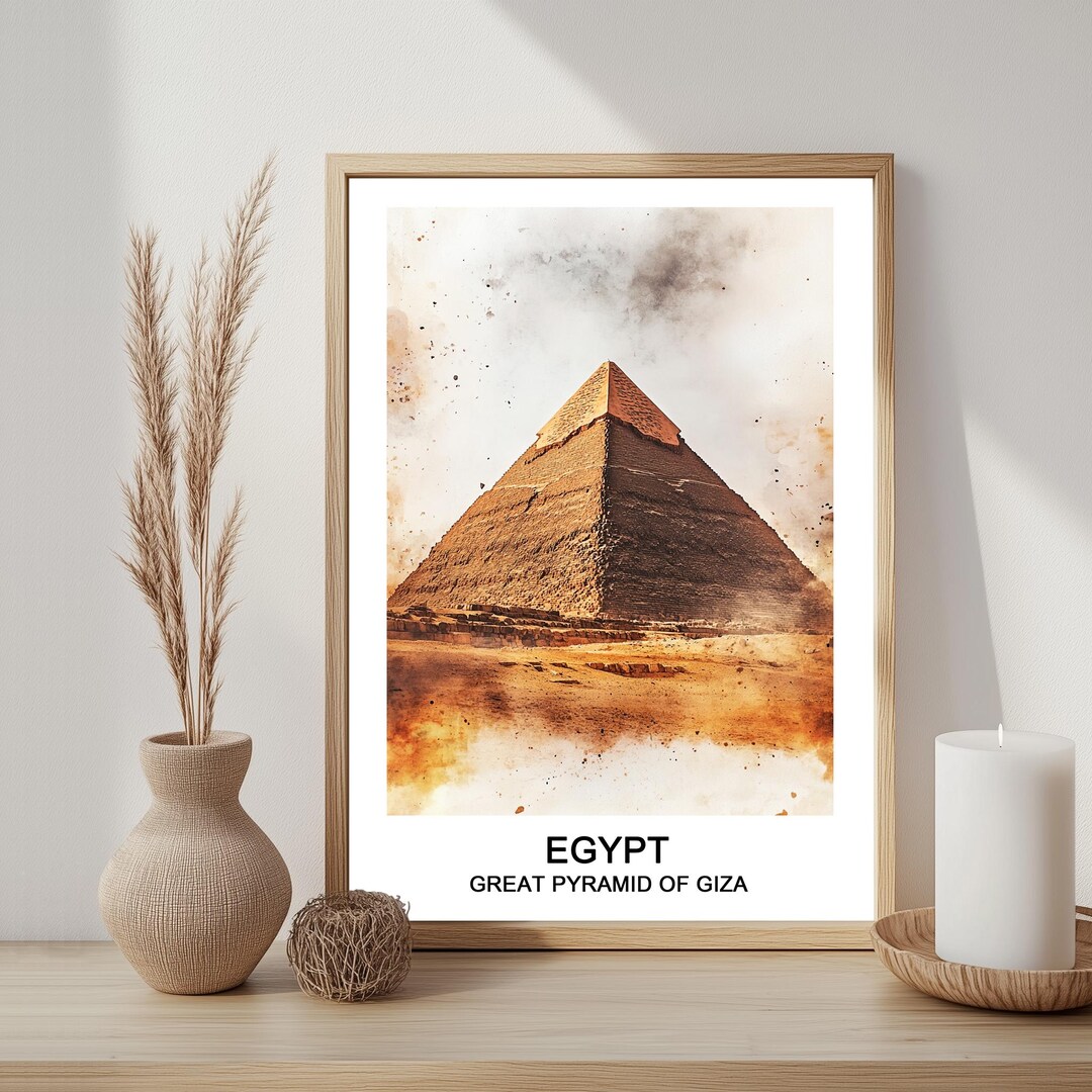 The Great Pyramid of Giza, Egypt, Downloadable Art, Travel Memories ...
