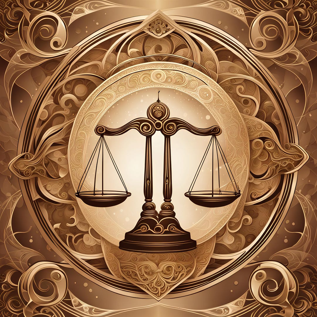Libra - 7th Sign of the Zodiac - the Scales - Etsy