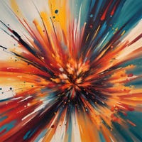 Abstract Art - Trees in Fall - Etsy