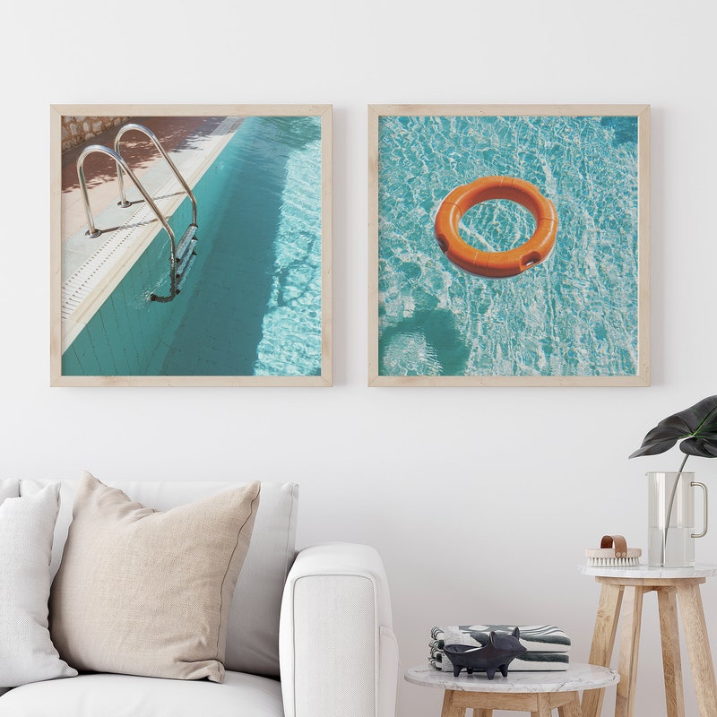 Swimming Pool Art - Etsy