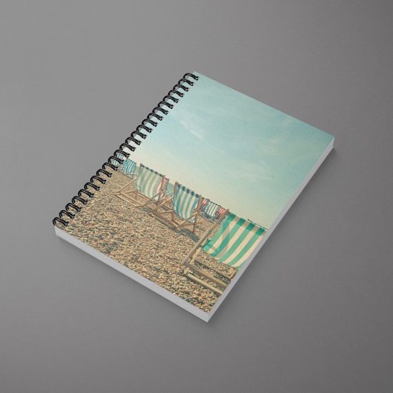 Beach Spiral Notebook A Sea View - Etsy