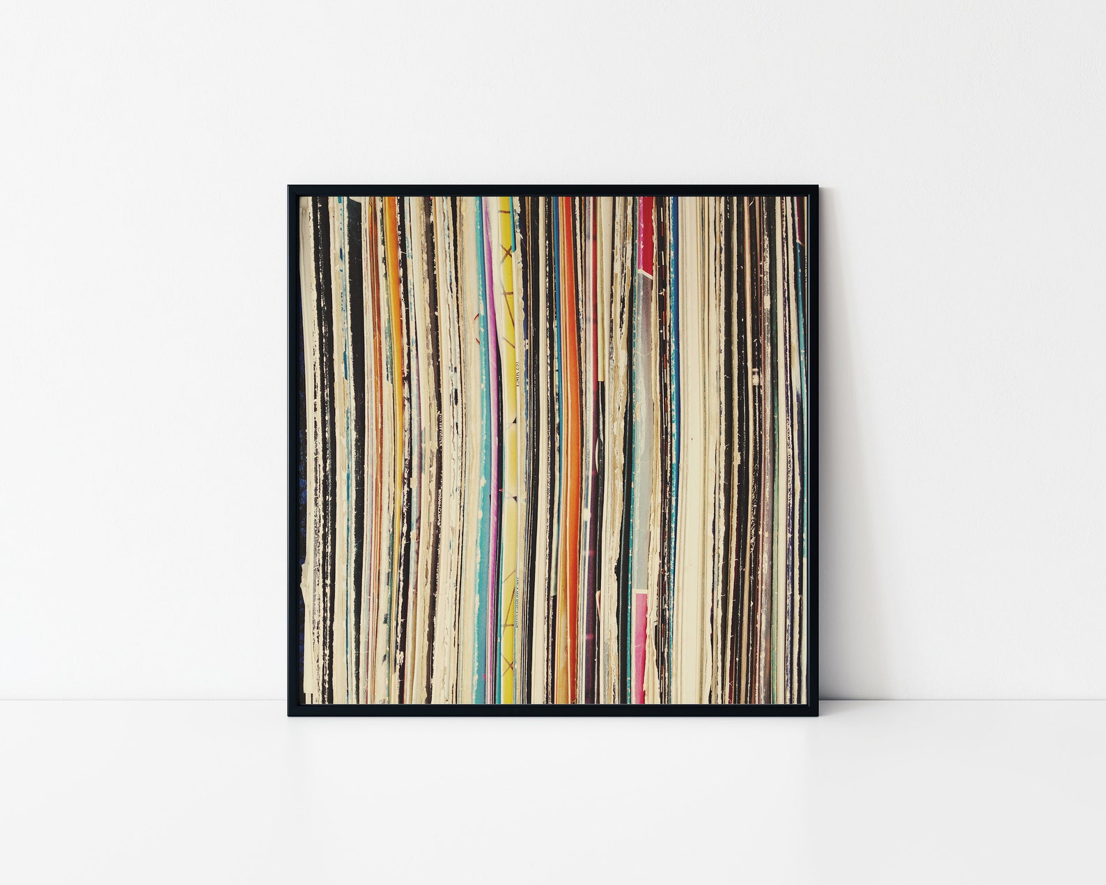 Vinyl Record Art, Iconic Retro Spine Print for Music Lovers - Record ...
