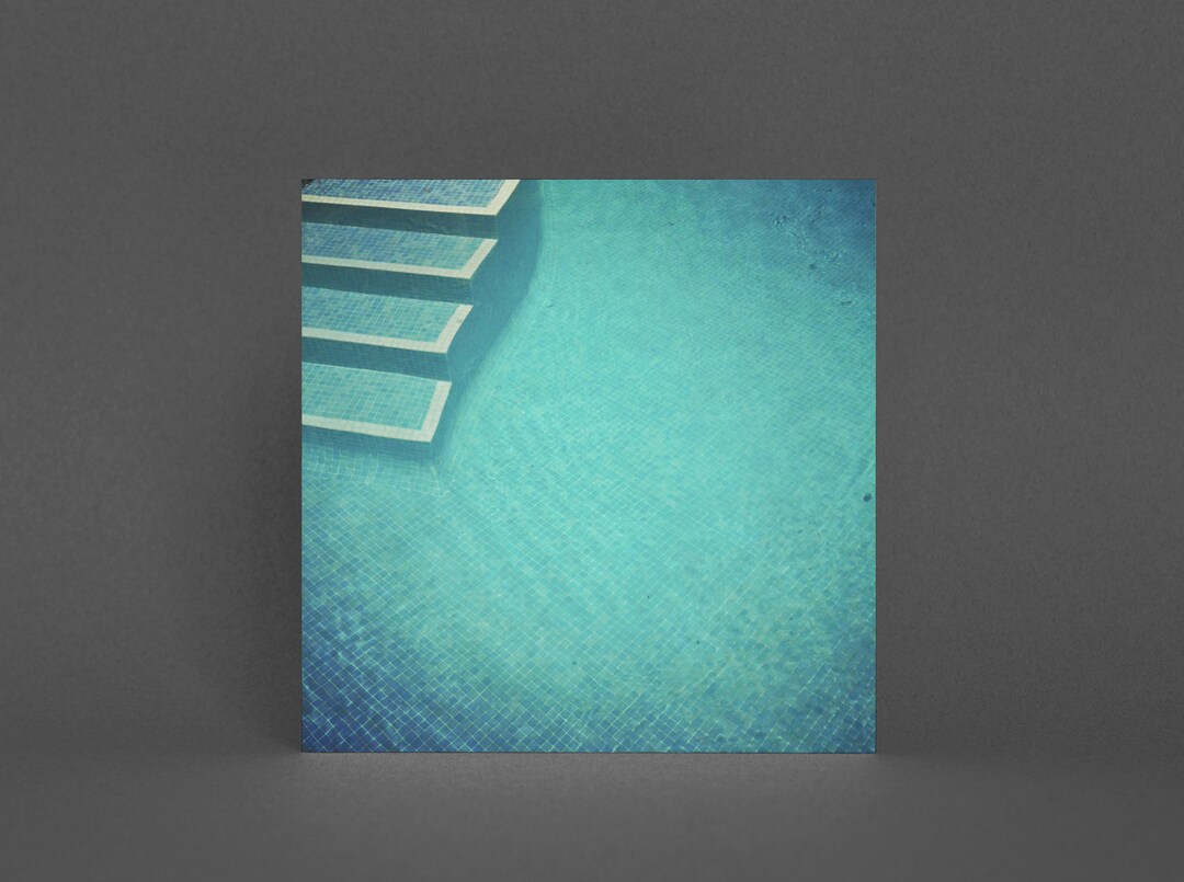 Swimming Pool Greetings Card, Summer Card - Deep Blue - Etsy