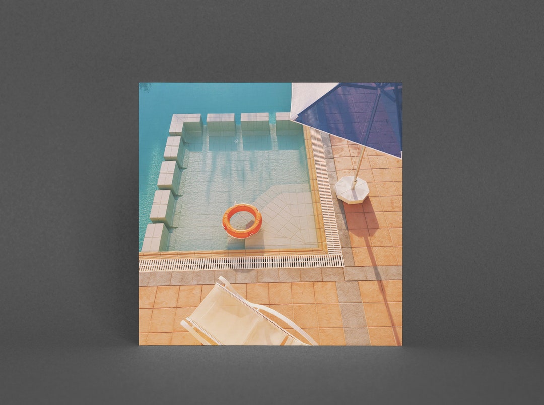 Swimming Pool Greetings Card, Summer Card - Swimming Pool - Etsy