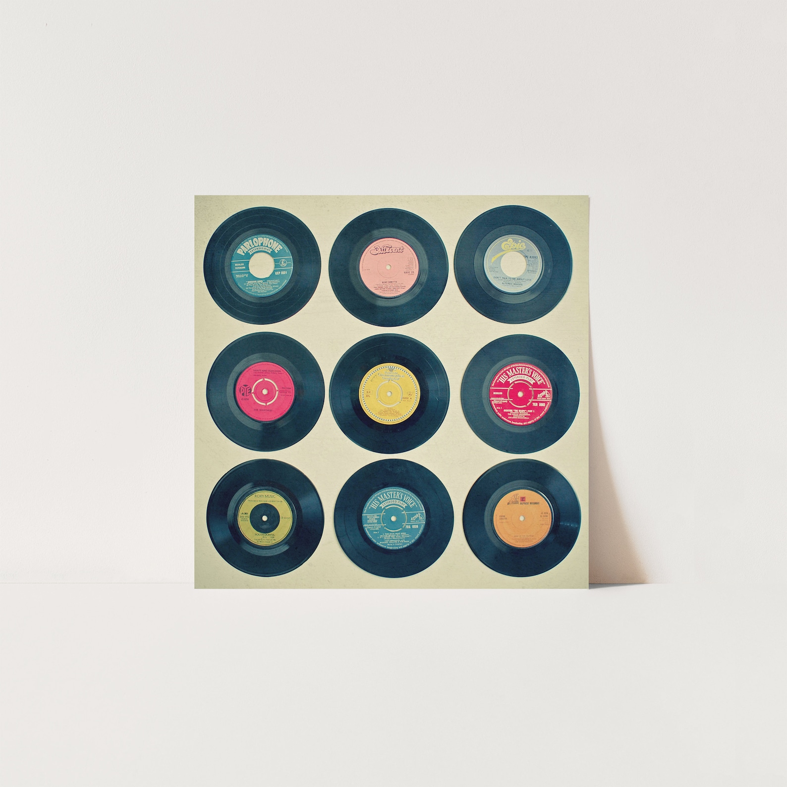 Record Greeting Card Card for Music Lovers Vinyl Collection | Etsy