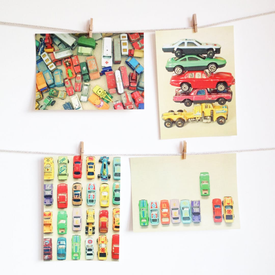 Kids Stationery, Retro Postcards, Racing Car Art - Cars - Etsy