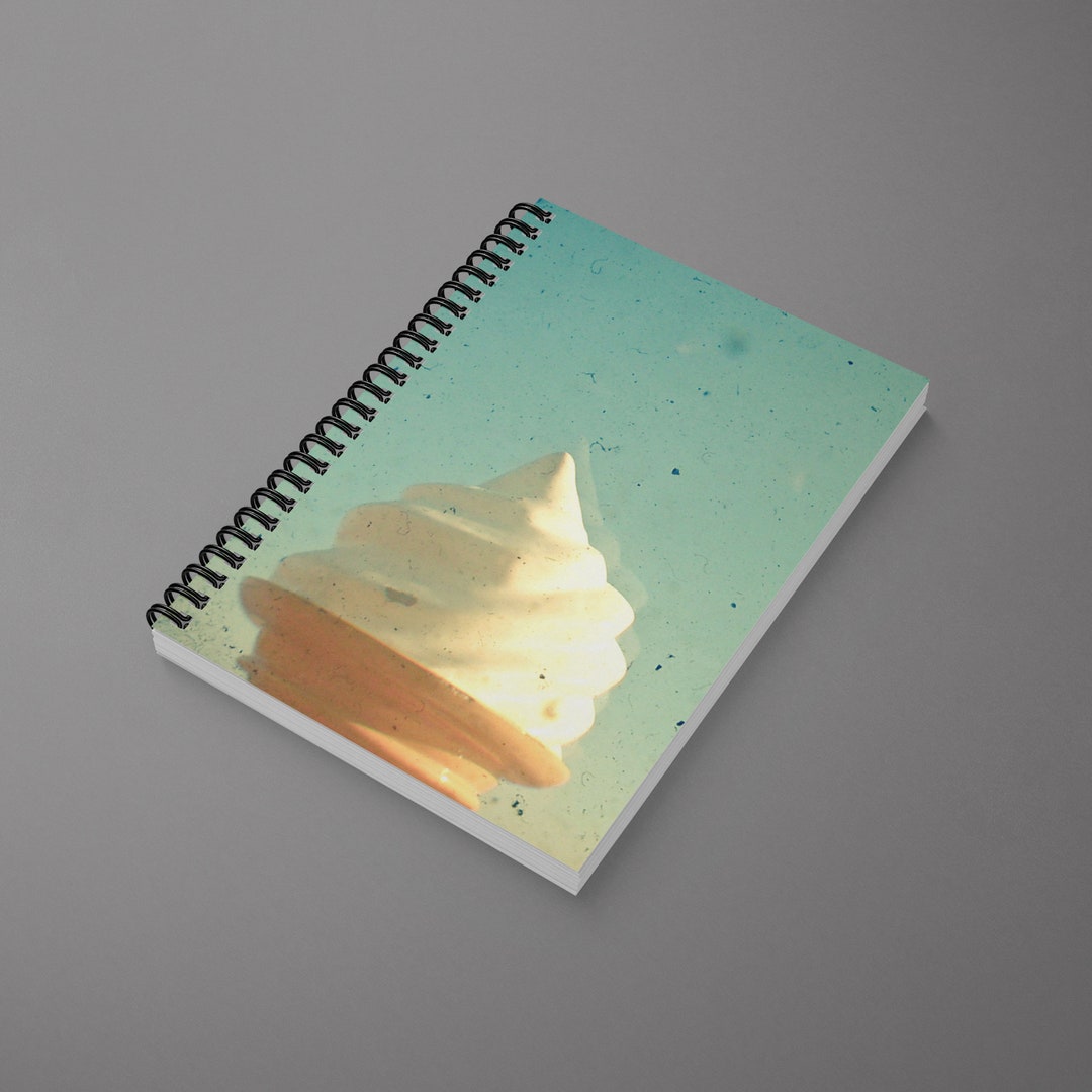 Summer Spiral Notebook - Ice Cream - Etsy
