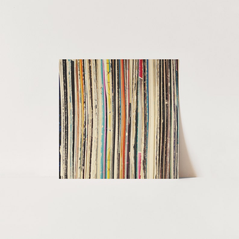 Music Greeting Card Card for Vinyl Lovers Record Collection - Etsy UK