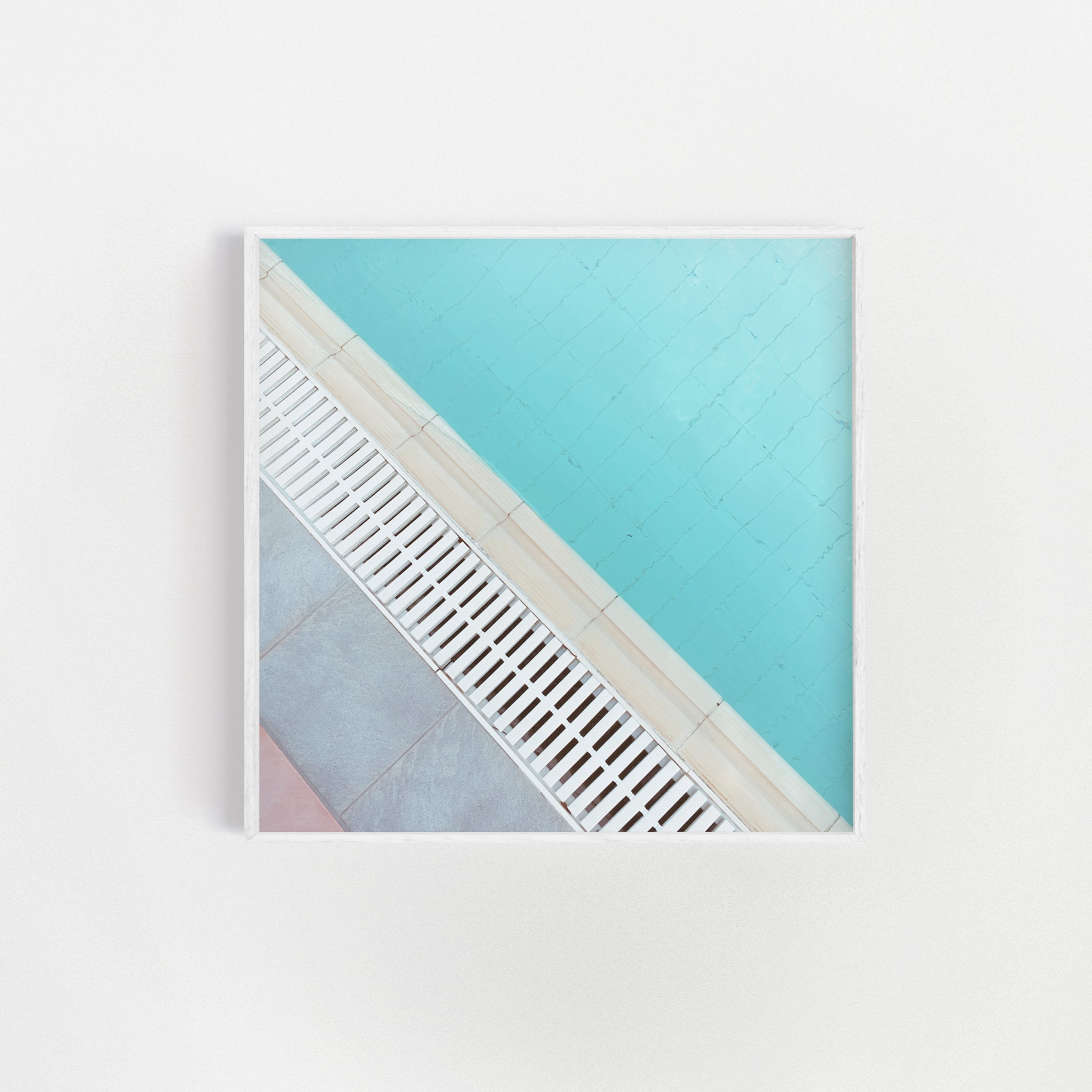 Abstract Art Print Swimming Pool Art Modern Wall Art | Etsy