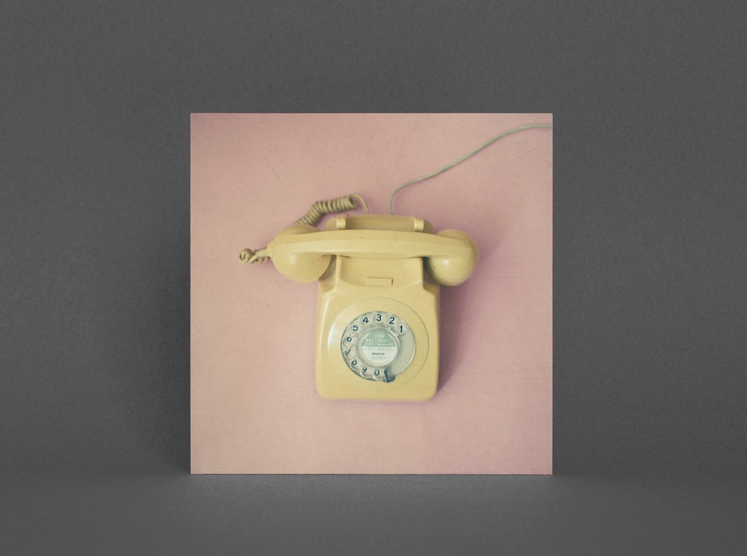 Telephone Greeting Card, Retro Card Hello - Etsy