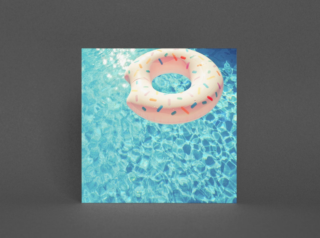 Swimming Pool Greetings Card, Summer Card - Swimming Pool VII - Etsy