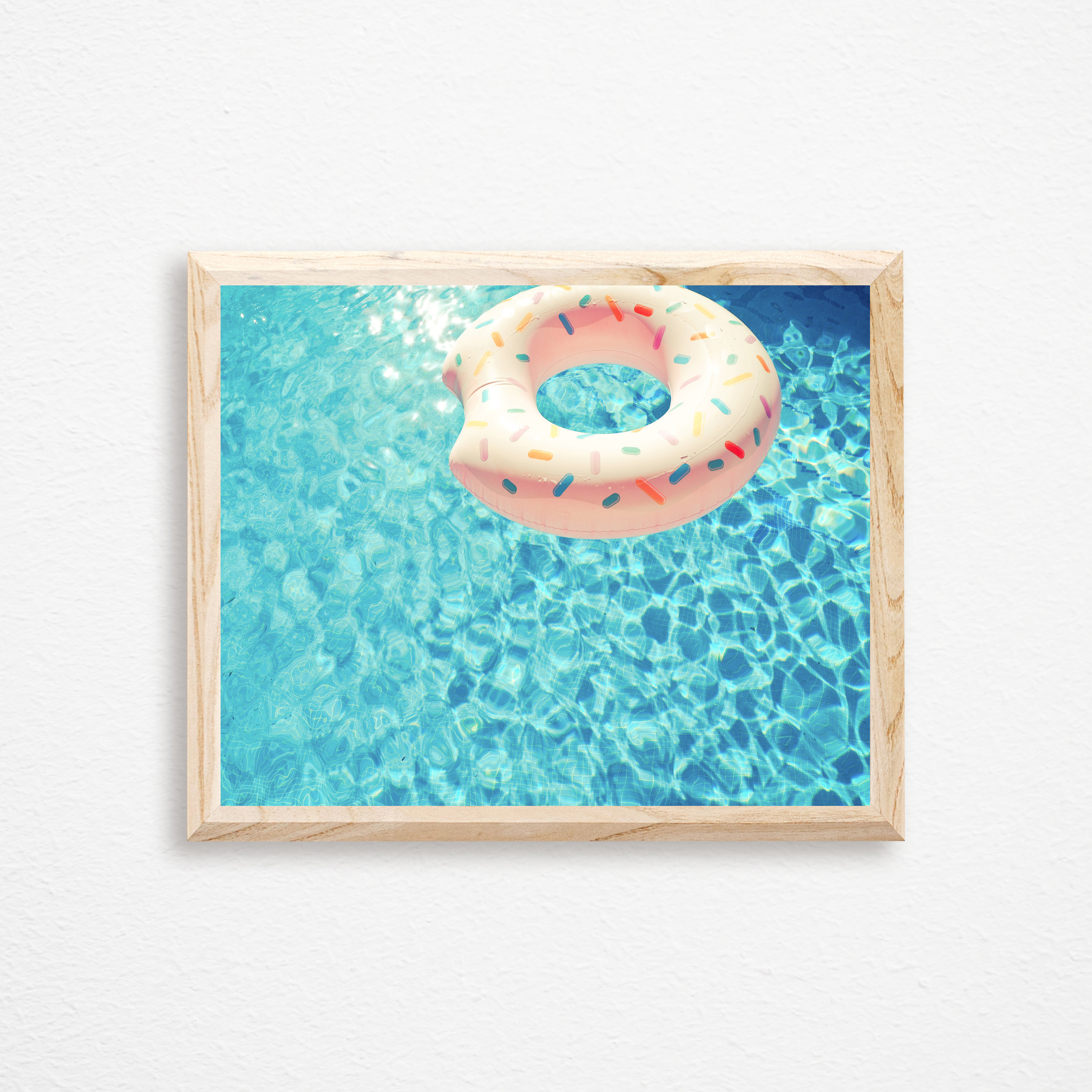 Swimming Pool Summer Decor Blue Wall Art Swimming Pool VII | Etsy