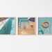 Swimming Pool Art, Print Set of 2, Large Wall Art, Mid Century Art ...