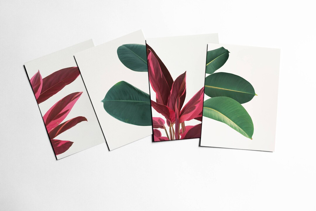 Botanical Postcards, Writing Gifts, Plant Photography - Leaves - Etsy