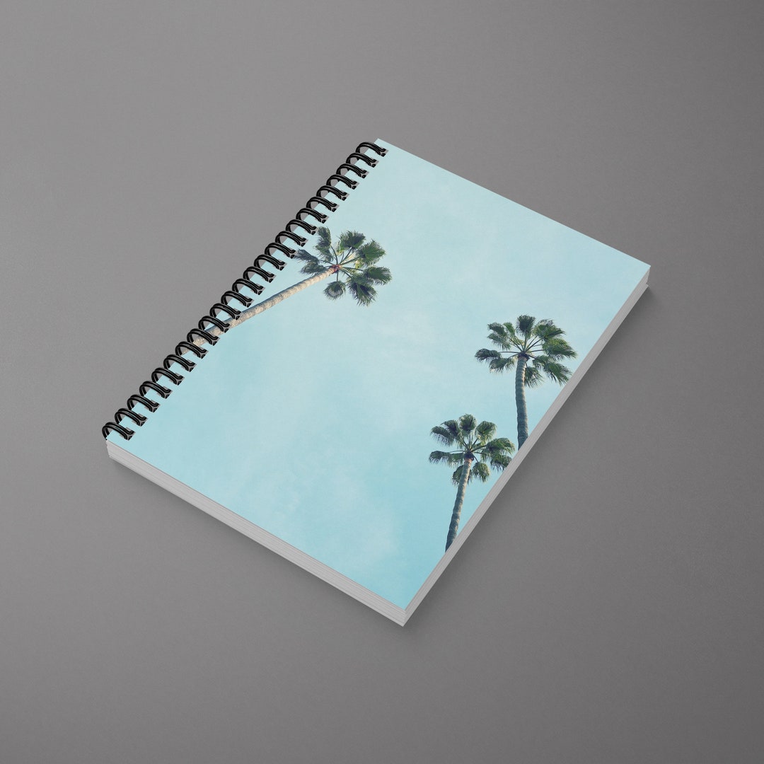 Palm Tree Spiral Notebook - Towering Palms - Etsy UK