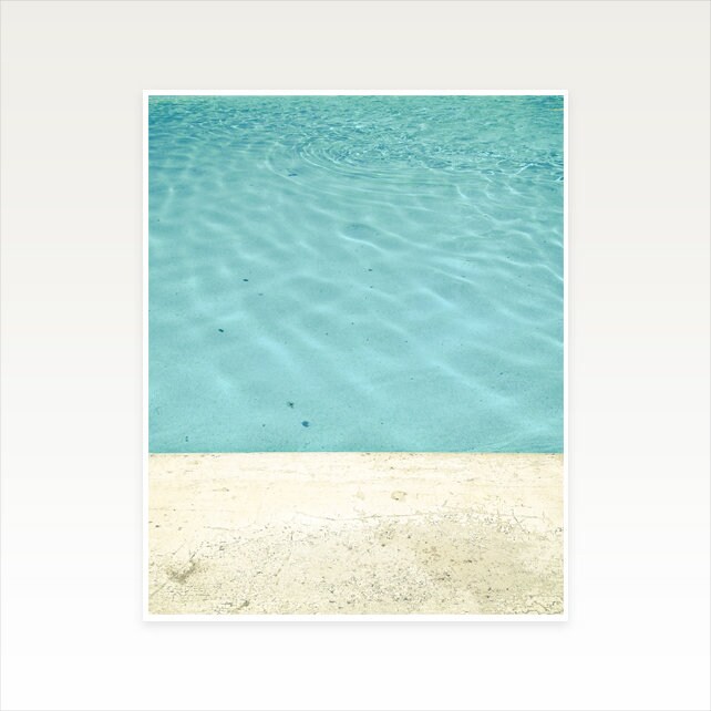 Swimming Pool Bathroom Decor Blue Wall Art Pool | Etsy