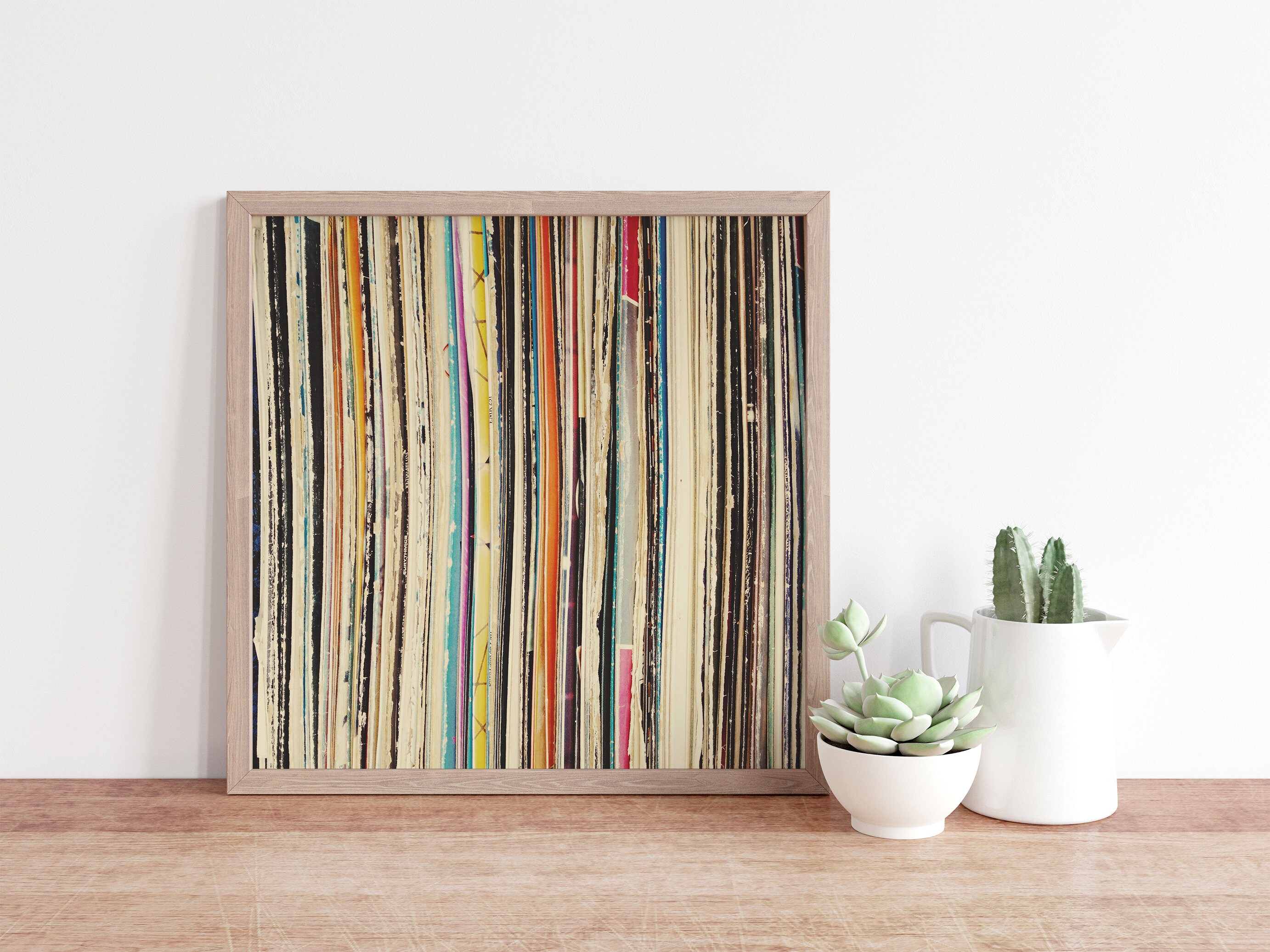 Vinyl Record Art, Iconic Retro Spine Print for Music Lovers - Record ...
