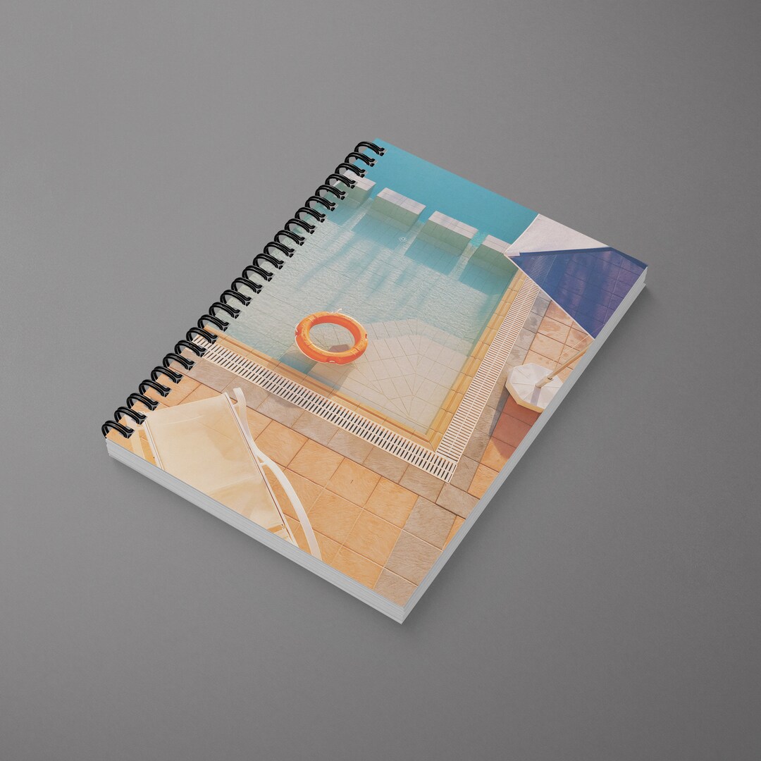 Swimming Pool Spiral Notebook - Swimming Pool - Etsy