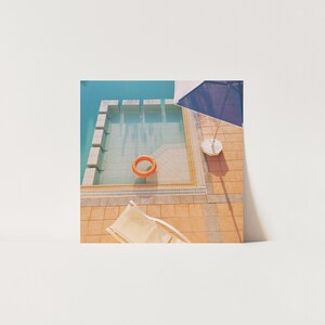 Swimming Pool Greetings Card, Summer Card - Swimming Pool - Etsy