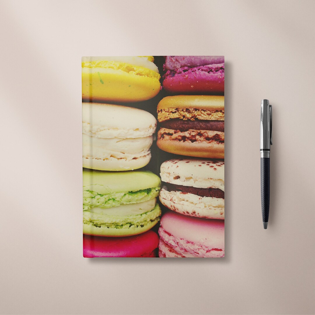 Hardback French Macaron Notebook, Food Journal 5x7/a5/a4 - Sweet Treats ...