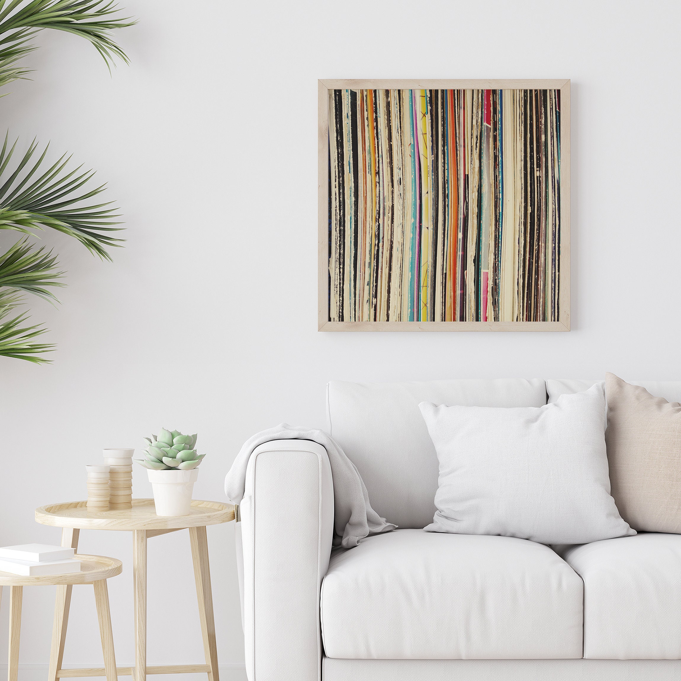 Vinyl Record Art, Iconic Retro Spine Print for Music Lovers - Record ...