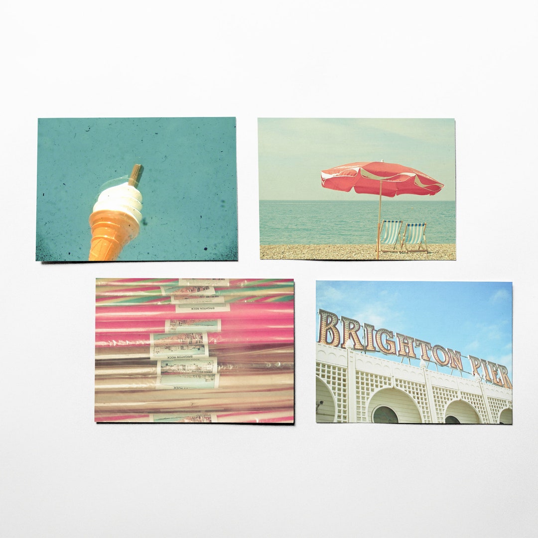 Postcard Packs, Beach Postcards, Brighton Photography - Brighton Rock ...