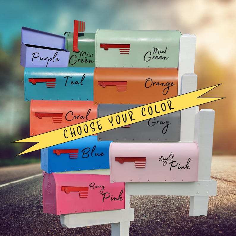 Anchor Mailbox Painted Teal Blue Housewarming Gift for Boat Lover ...