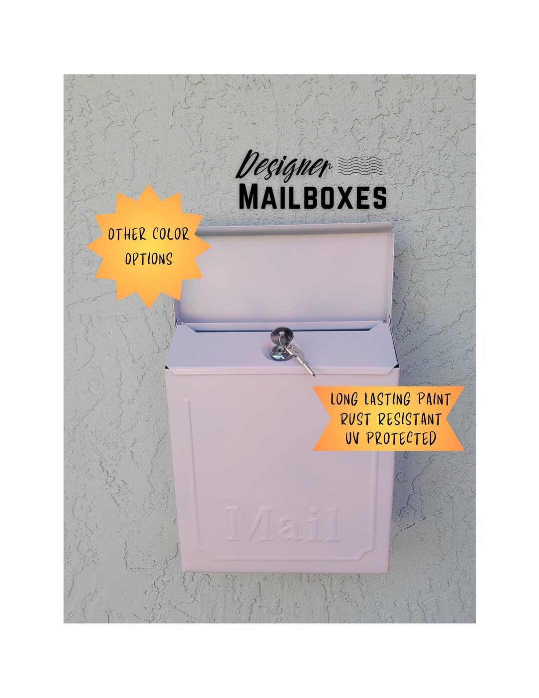 Locking Wall Mount Mailbox for House Owner Gift for First Home Matching ...
