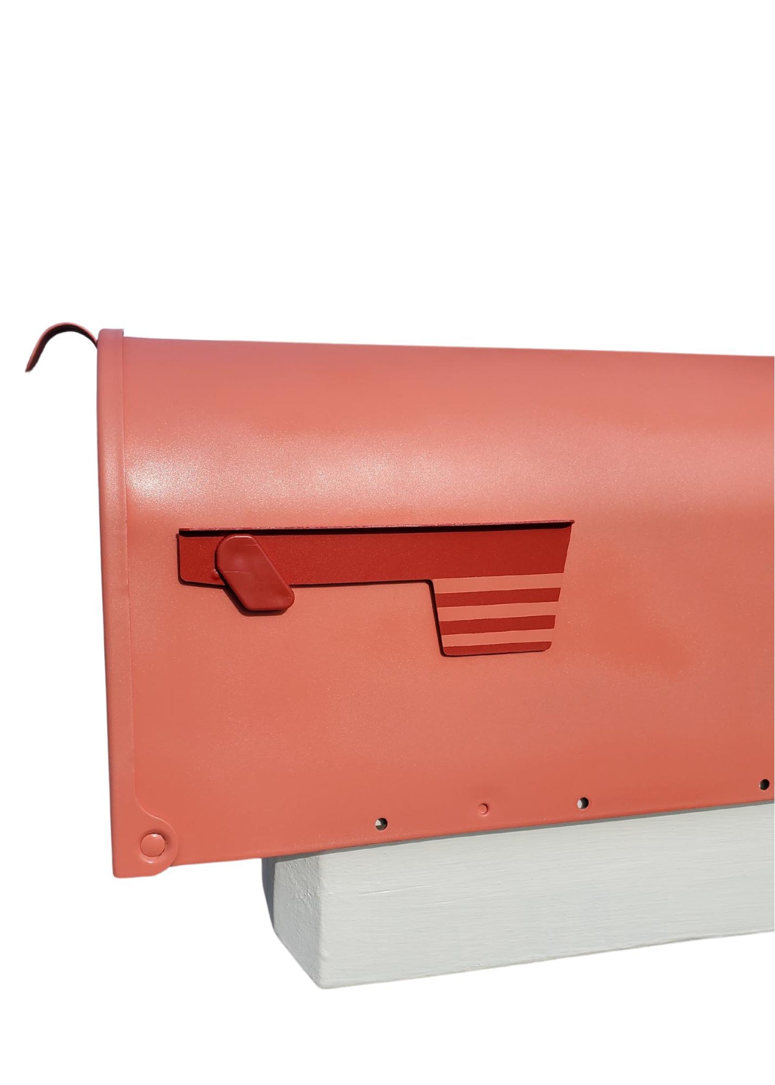 Coral Painted Mailbox, Tropical Mailbox, Housewarming Gift, Closing ...