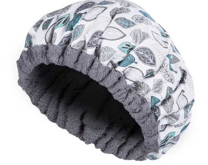 Deep Conditioning Cap - Natural Hair Repair Treatment - Hair Care - TRANQUILITY Reversible Hot ...