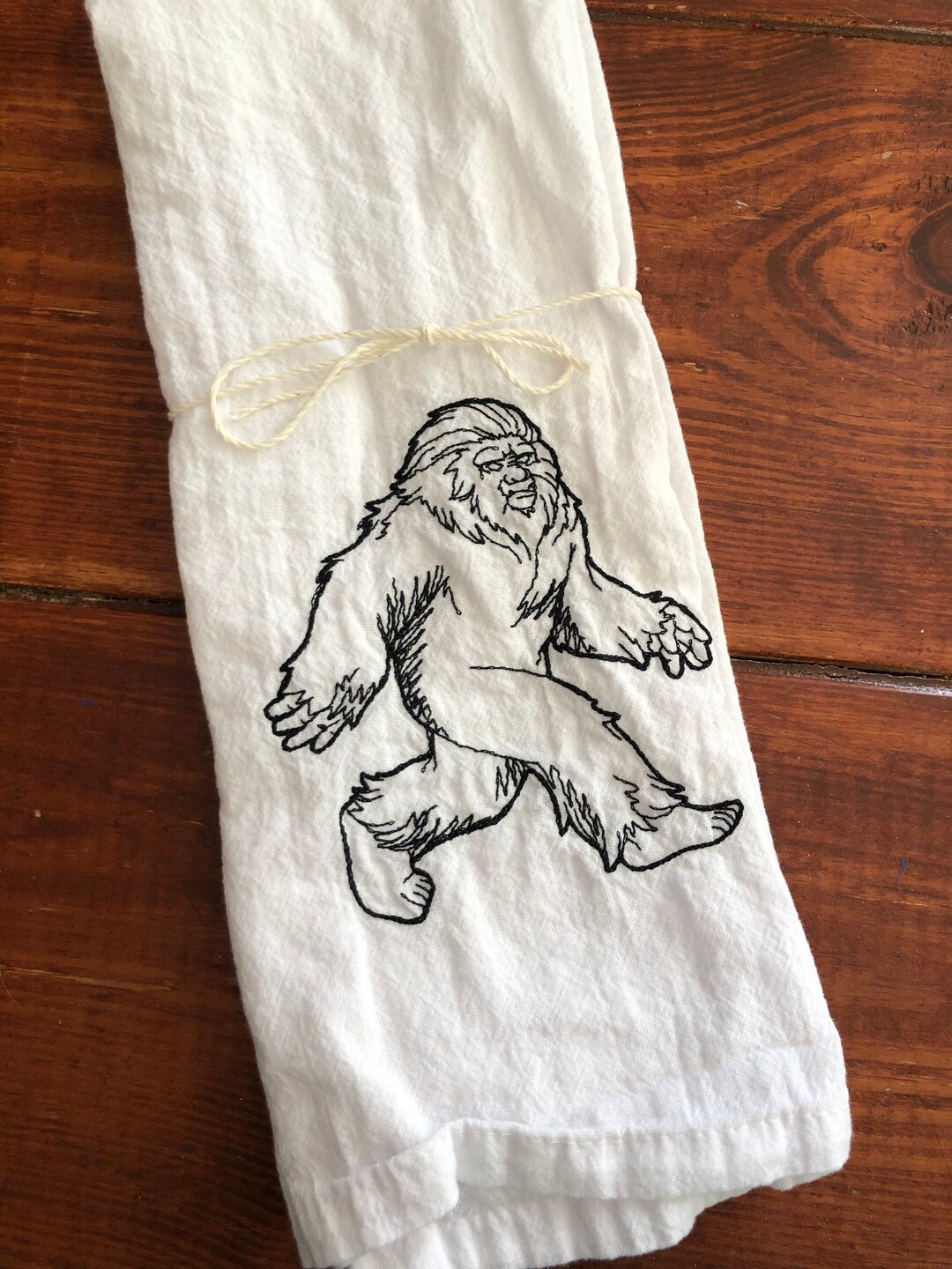 Bigfoot, Sasquatch, Cryptid Flour Sack Towel - Etsy
