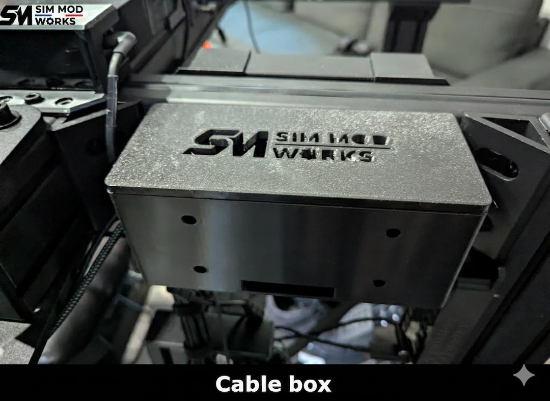 Cable Management Box and Organizer for Sim Racing Cockpit - 4040/4080 ...