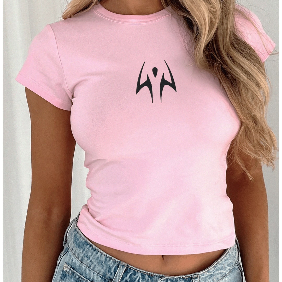 King of Curses Tattoo Tee - 2000s Graphic Baby Tee - Suk.una Top ...