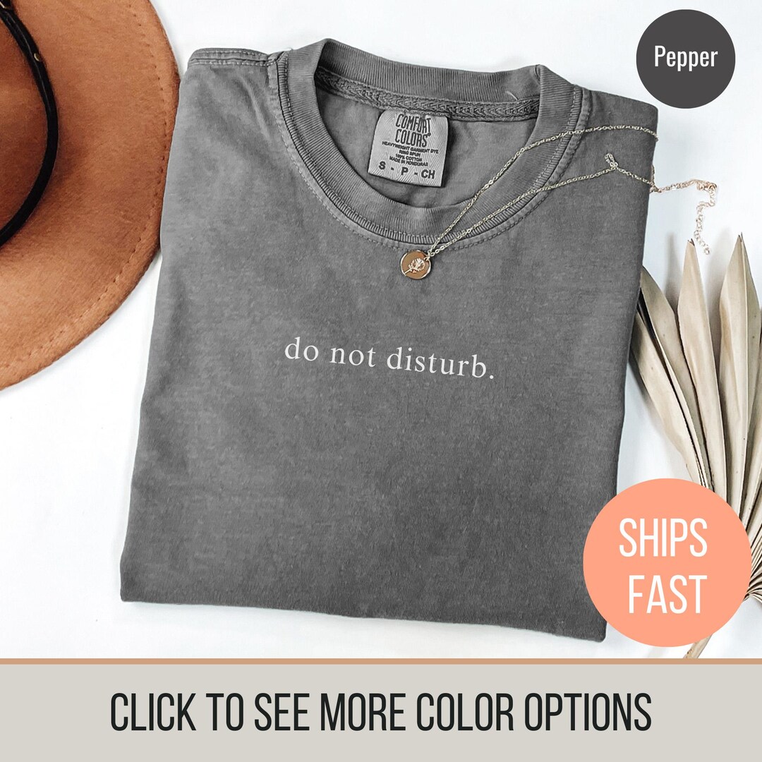 Comfort Colors® Do Not Disturb Shirt, Funny Humor Shirt, Adult Humor ...
