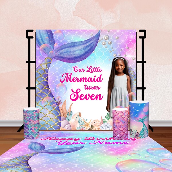 Mermaid Backdrop - Etsy