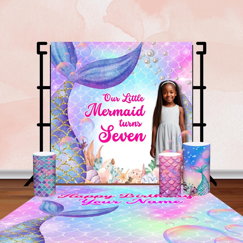 Mermaid Backdrop - Etsy