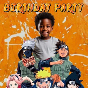 Naruto Custom Welcome Sign, Naruto Birthday, Digital Download - Etsy