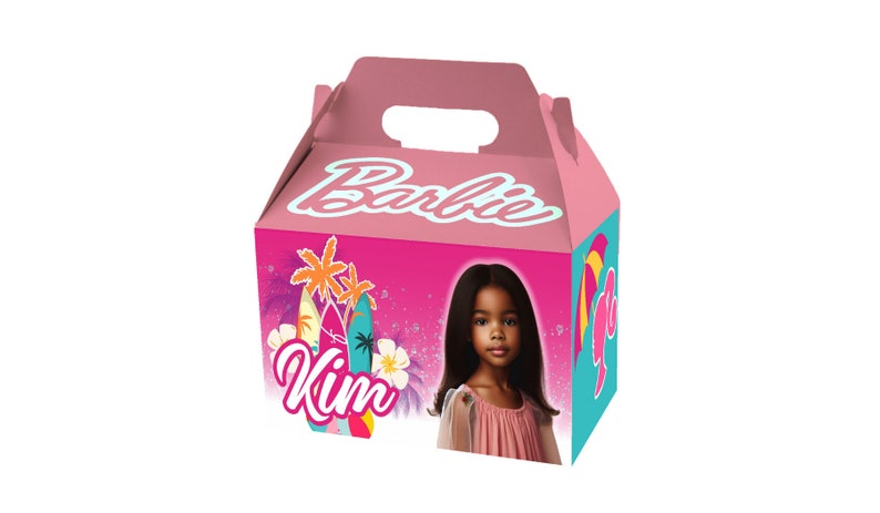 Malibu Barbie Birthday Customized Treats, Digital Download - Etsy