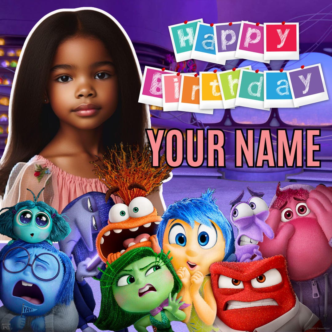 Inside Out Party Backdrop, Custom Backdrop, Digital Download - Etsy