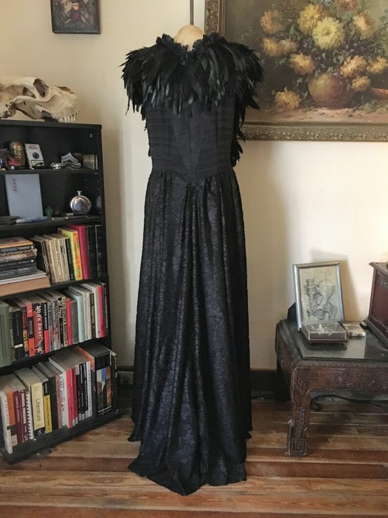 Medieval Gothic Harpy Feather Gown [custom Made to Your Measurments (up ...
