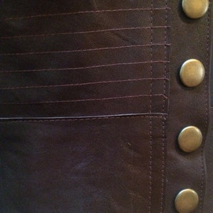 Steampunk Cropped Leather Jacket, Firefly Inspired, Sci-fi, Victorian ...