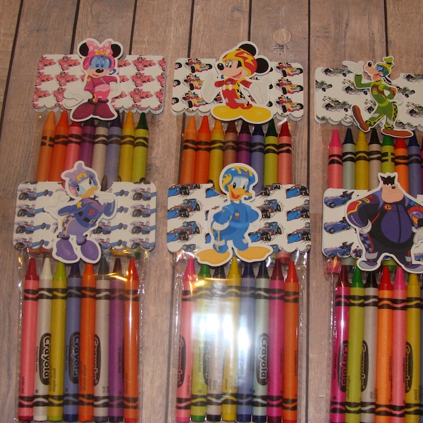 Mickey Mouse Crayons - Etsy