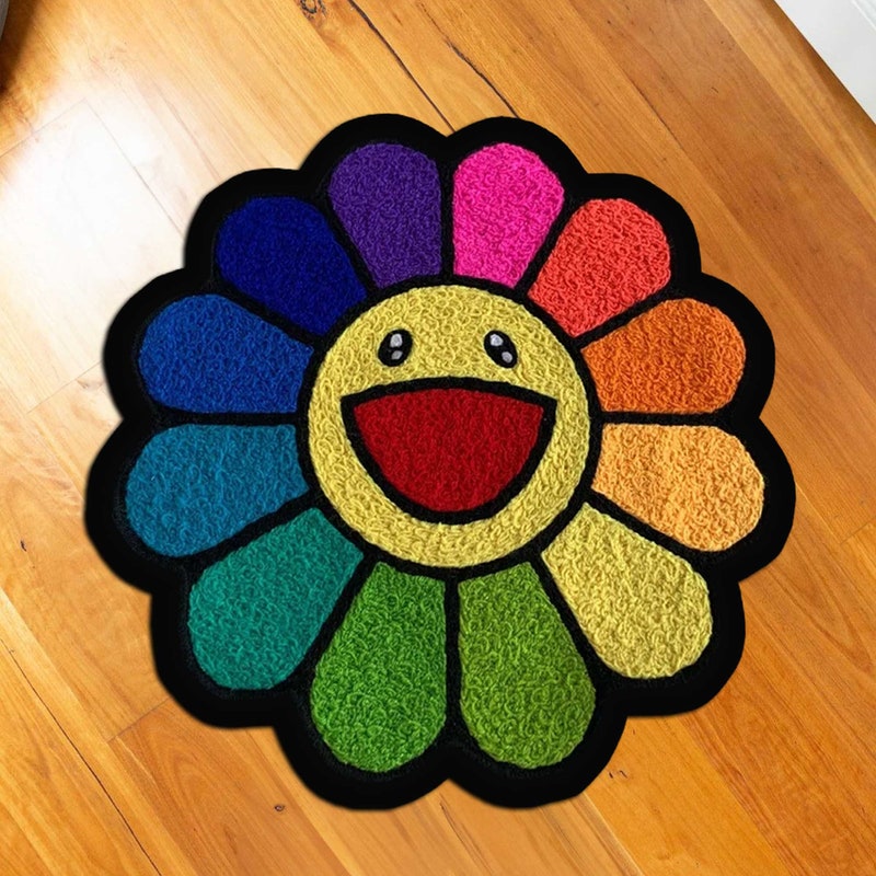 Flower Rug - Etsy