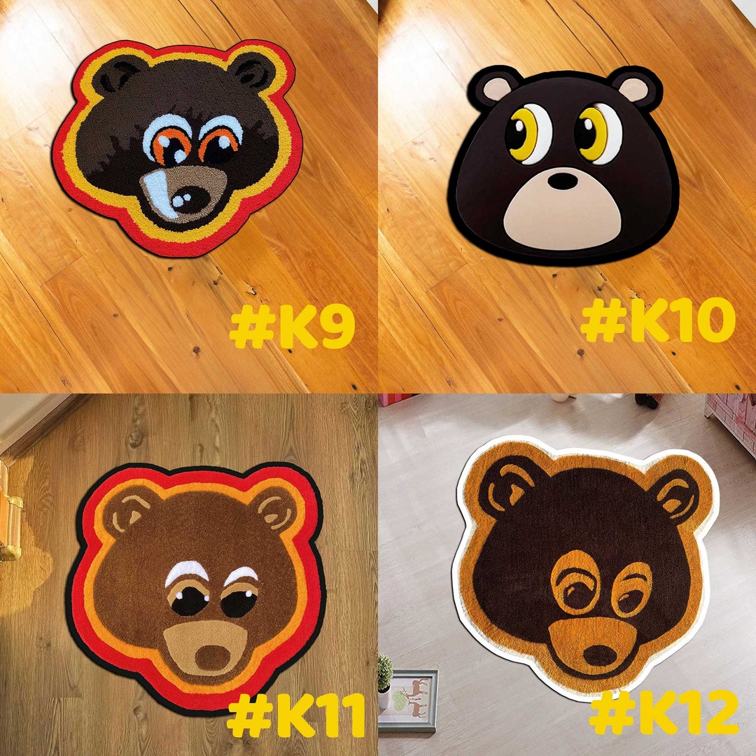 Kanye West Dropout Bear Rug,graduation Bear Rug,music Inspired Album CD ...