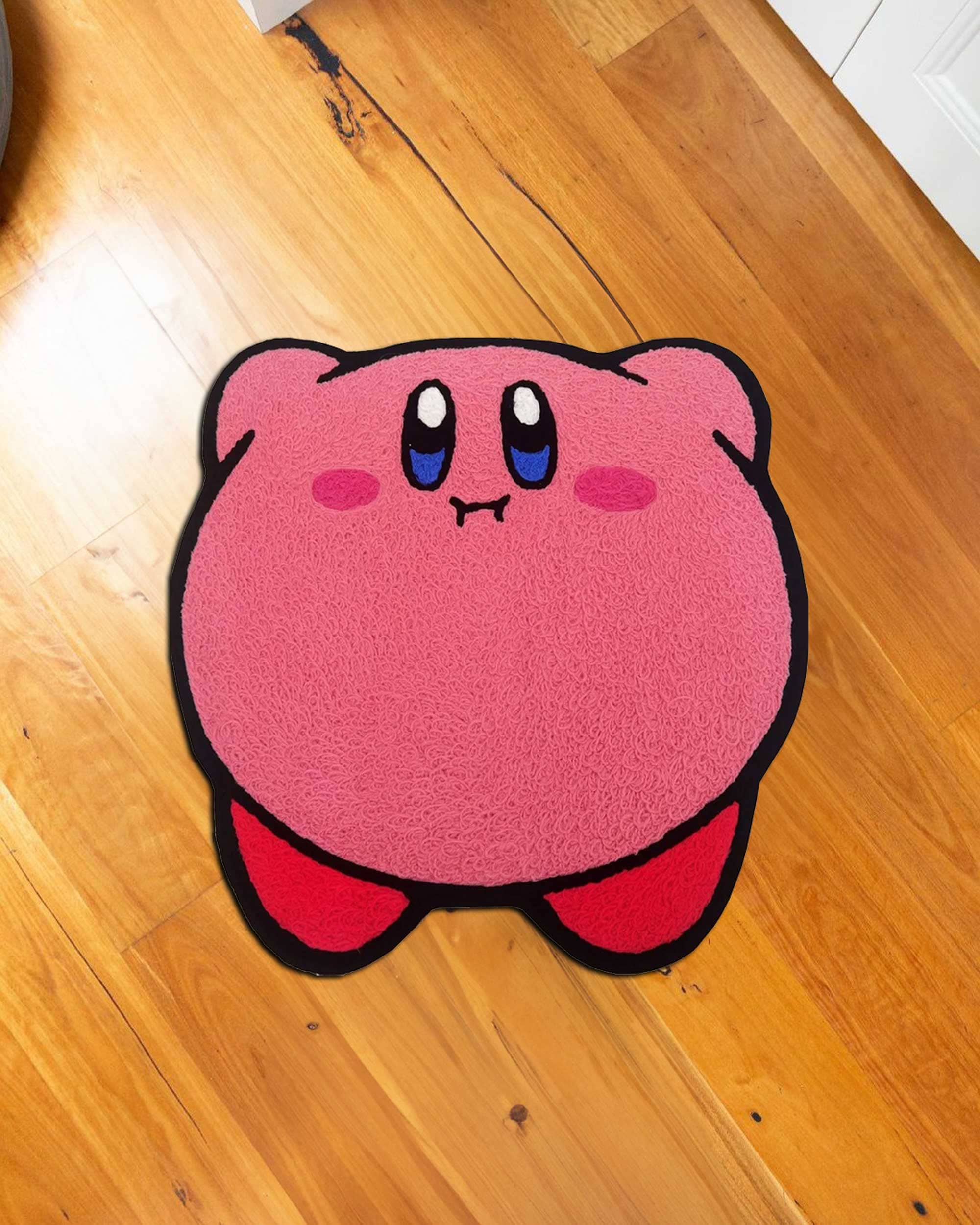 Kirby Cd,kirby Rug,kirby Rug,girl Room Decor,pink Room Decor,cute Kirby ...