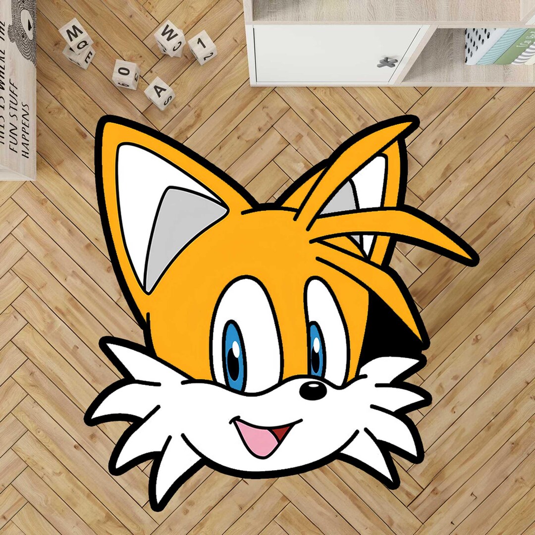 Tails From Sonic, Tails Fan, Sonic and Tails, Tails' Head Rug, Tail's ...