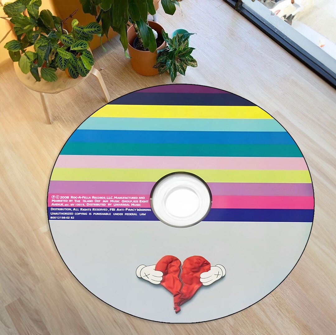 Kanye West – 808s & Heartbreak CD Rug,kanye West Dropout Bear Rug ...