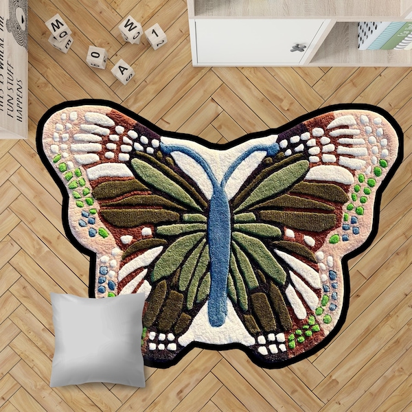 Butterfly Rug - Etsy