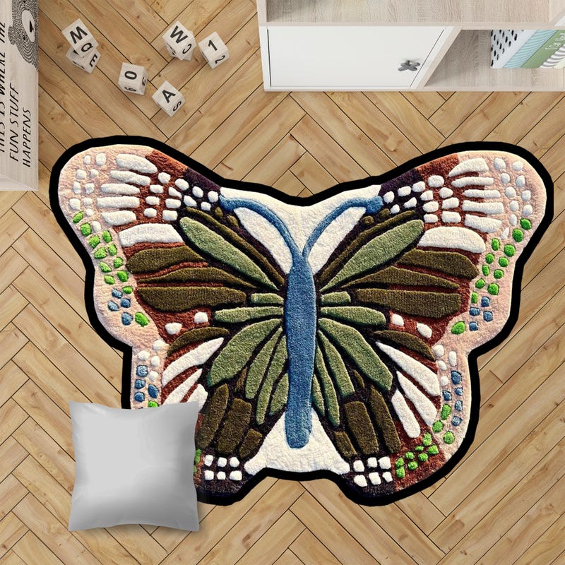 Butterfly Rug - Etsy