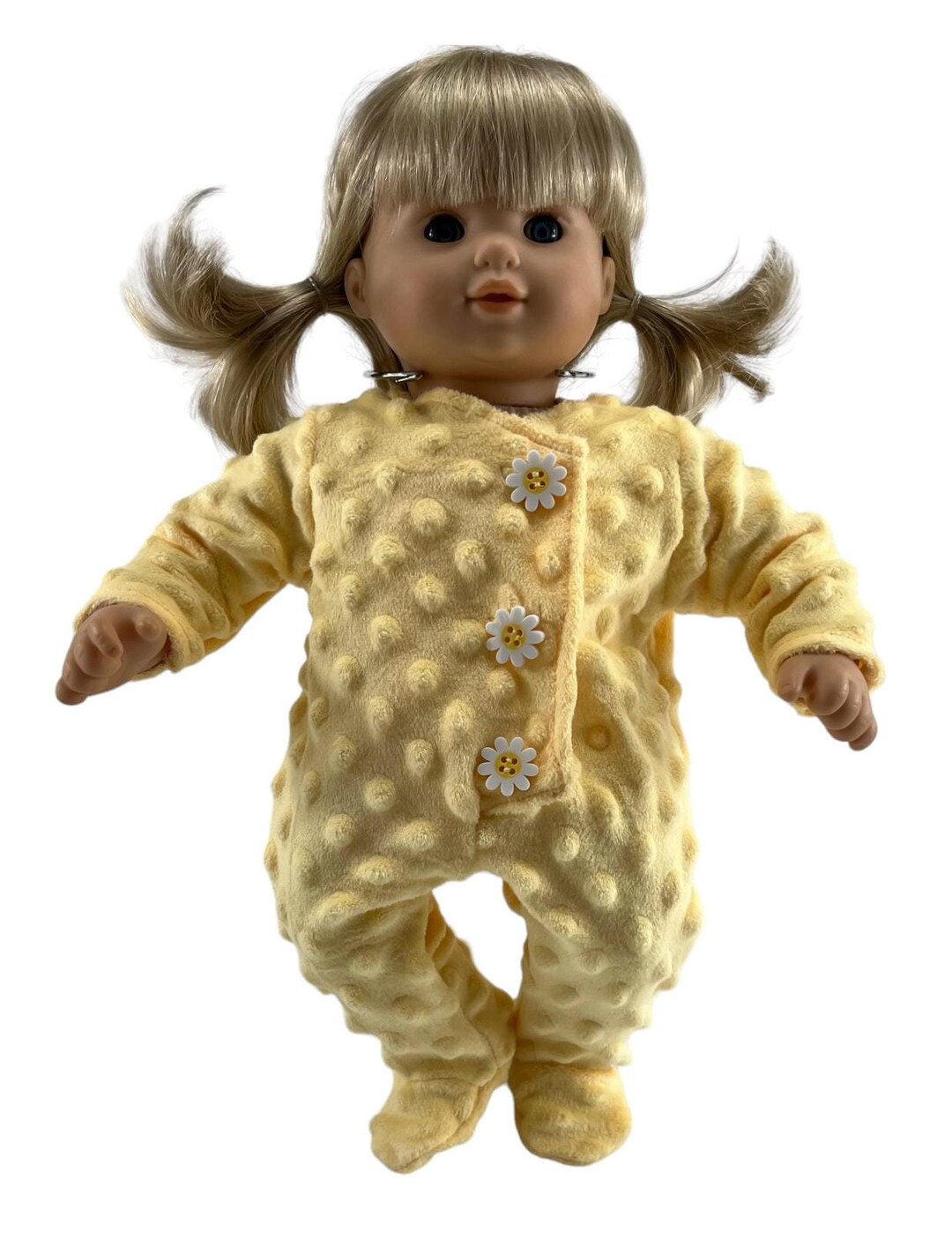 Doll Clothes-made for BITTY BABY and Bitty Twins DOLLS, Yellow Minky ...